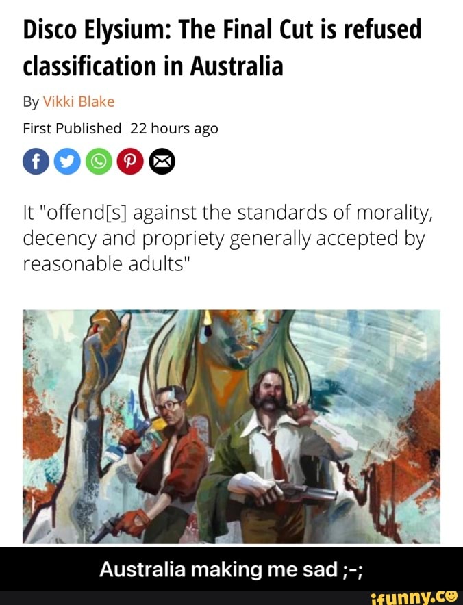 Disco Elysium: The Final Cut is refused classification in Australia By ...