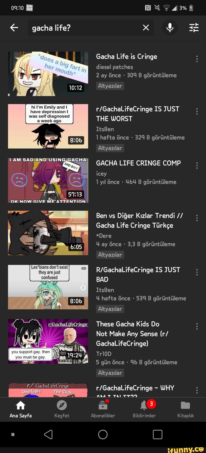 AM SAD AND USIN gacha life? OK NOW GIVE ME'ATTENTION ft Ana Sayfa Tl ...