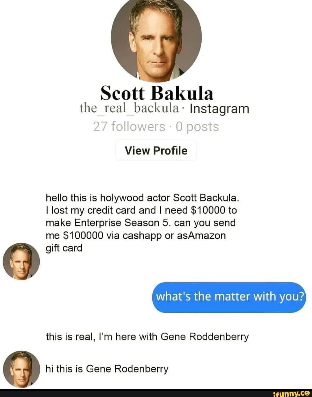 Scott Bakula the _real_backula- Instagram 27 followers - 0 posts View ...