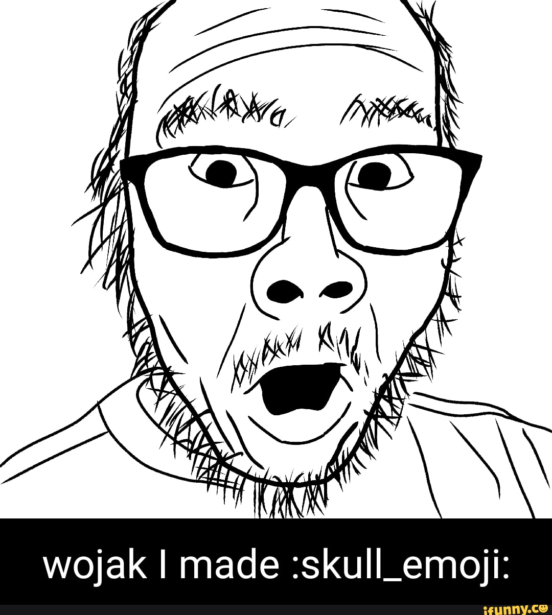Emoji: made :skull_ wojak - iFunny