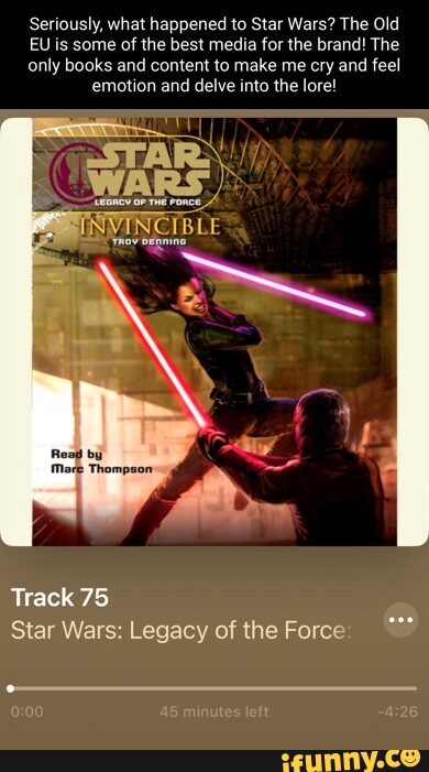 Seriously, what happened to Star Wars? The Old EU is some of the best ...