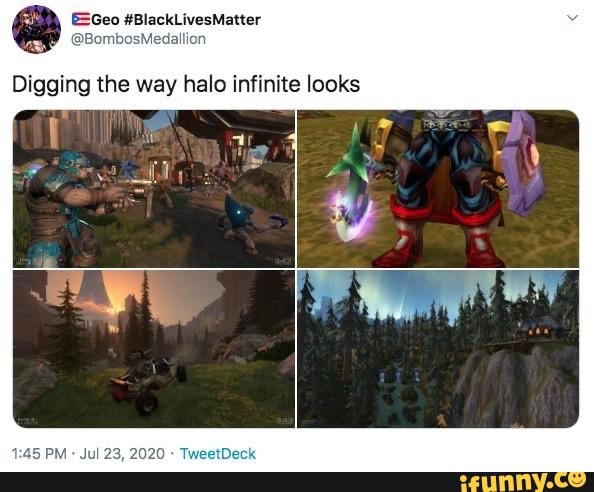 Geo #BlackLivesMatter Digging the way halo infinite looks PM Jul 23, 20 ...