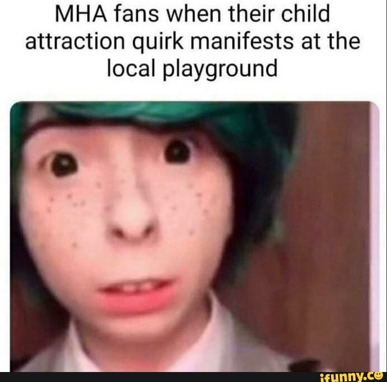 MHA fans when their child attraction quirk manifests at the local ...