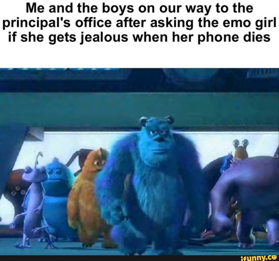 Me and the boys on our way to the principal's office after asking the ...