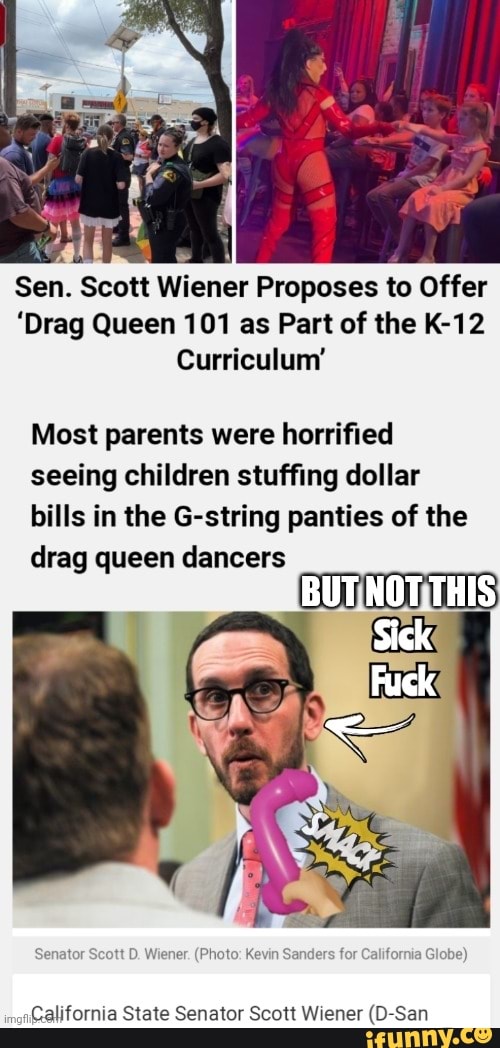 Sen. Scott Wiener Proposes to Offer 'Drag Queen 101 as Part of the K-12 ...