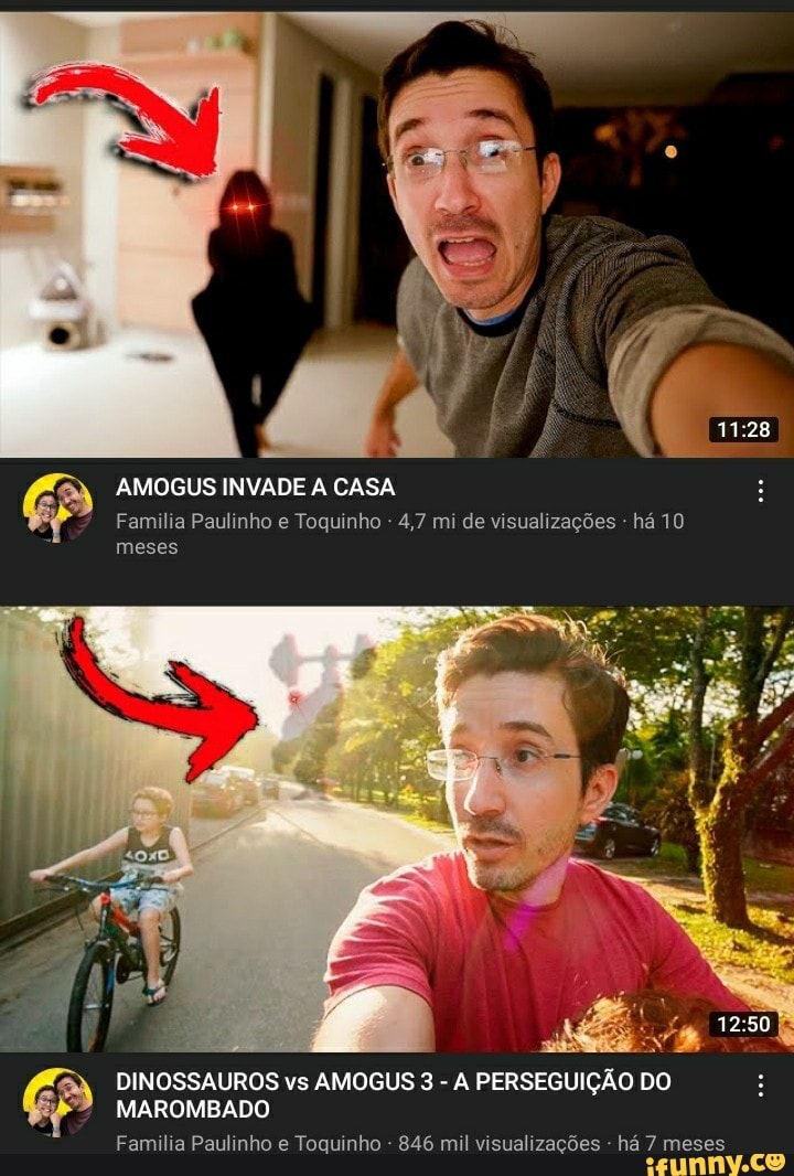 AMOGUS INVADE A CASA Familia Paulinho e Toquinho - 4,7 mi de ...