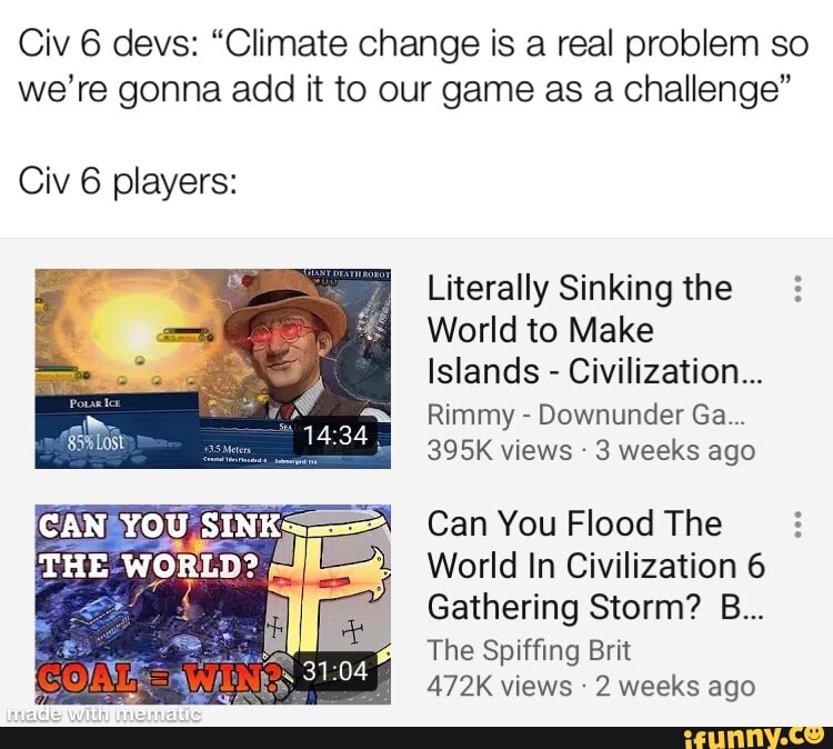 Civ 6 devs: “Climate change is a real problem so we’re gonna add it to ...