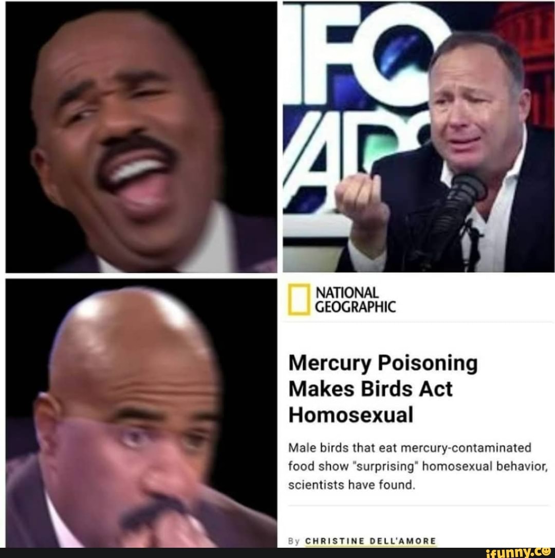 National Geographic Mercury Poisoning Makes Birds Act Homosexual Male