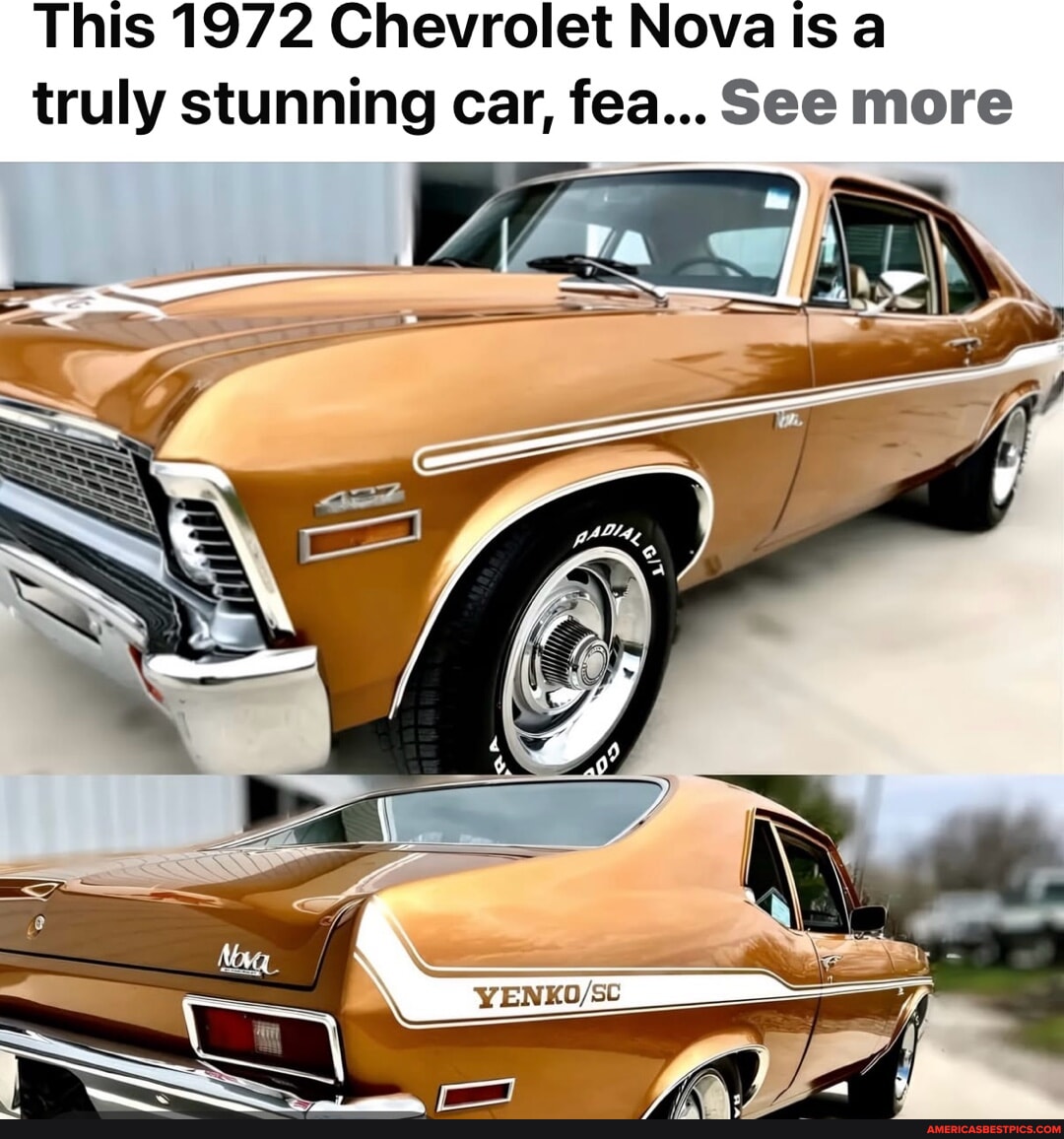 This 1972 Chevrolet Nova Is a truly stunning car, fea... See more ...