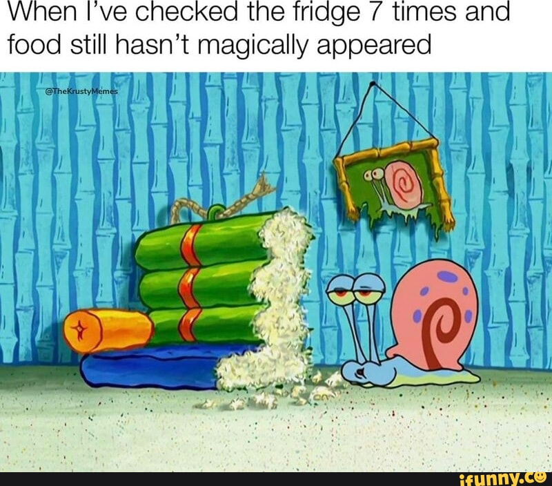 When I've checked the triage times and food still hasn't magically ...