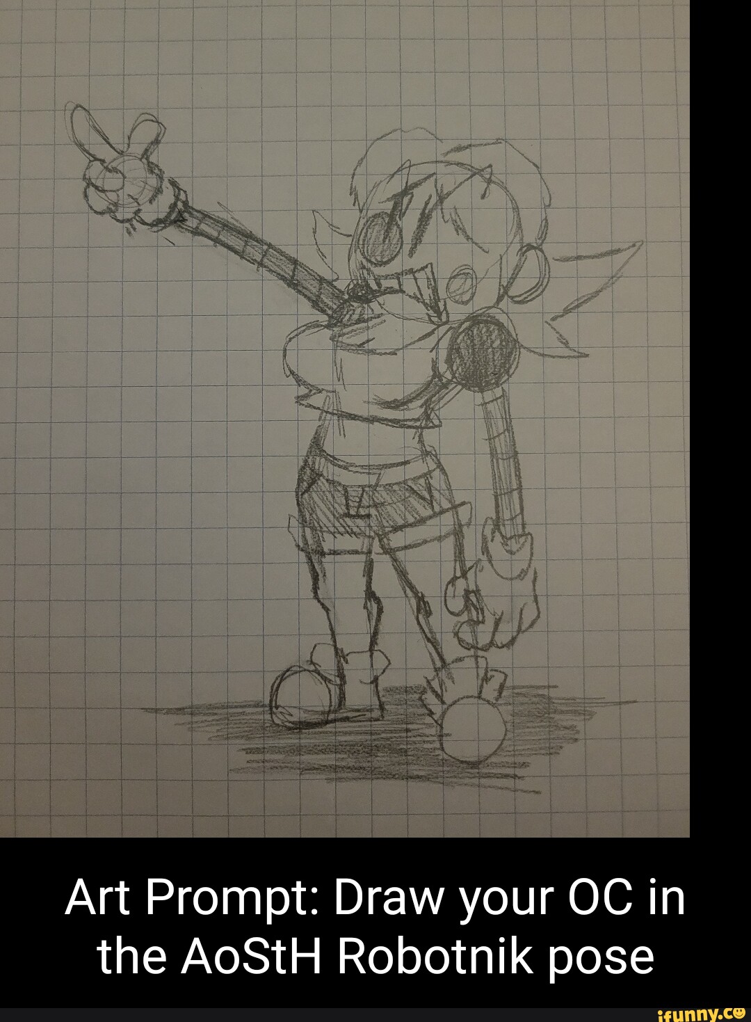 Art Prompt: Draw your OC in the AoStH Robotnik pose - iFunny