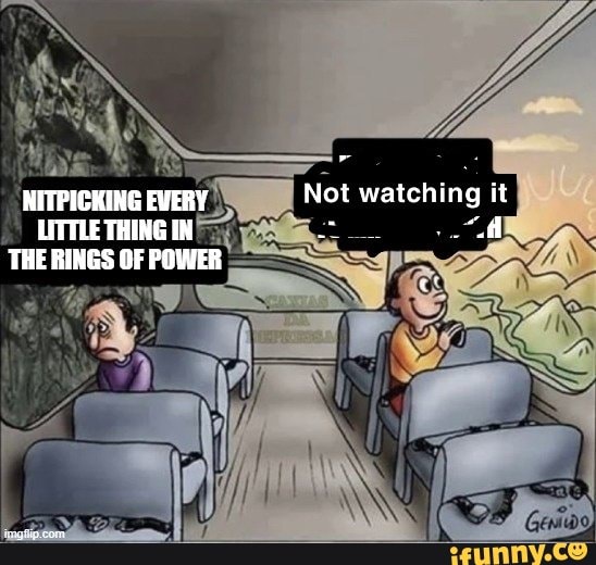 NITPICKING EVERY Not watching it LITTLE THING IN THE RINGS OF POWER ...