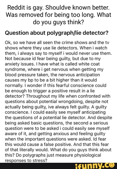 Polygraph memes. Best Collection of funny Polygraph pictures on iFunny