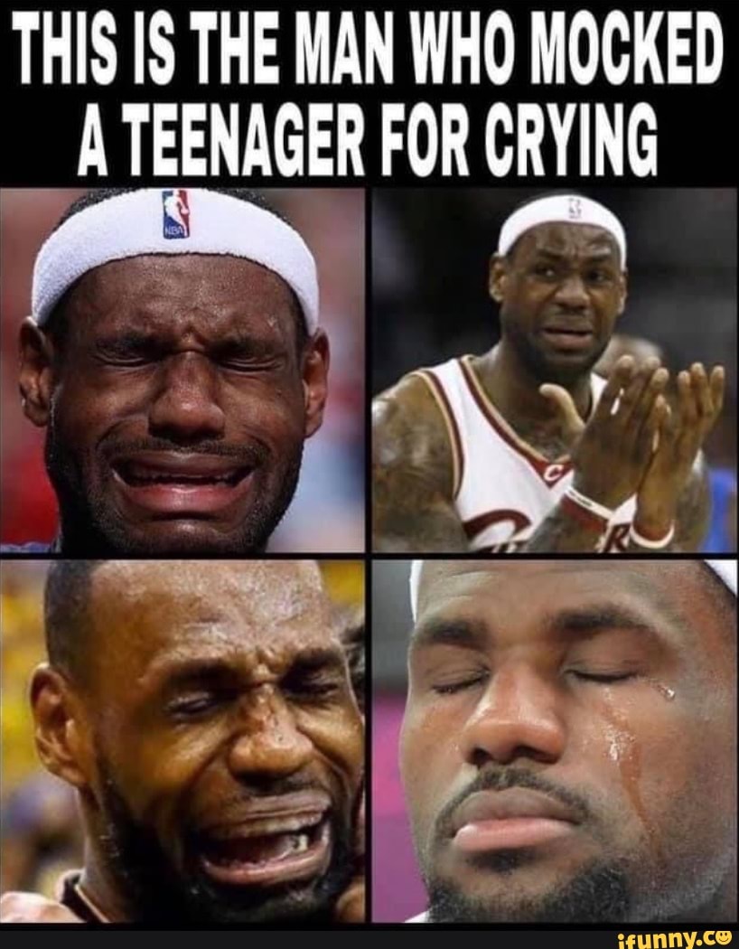 THIS IS THE MAN WHO MOCKED A TEENAGER FOR CRYING - iFunny
