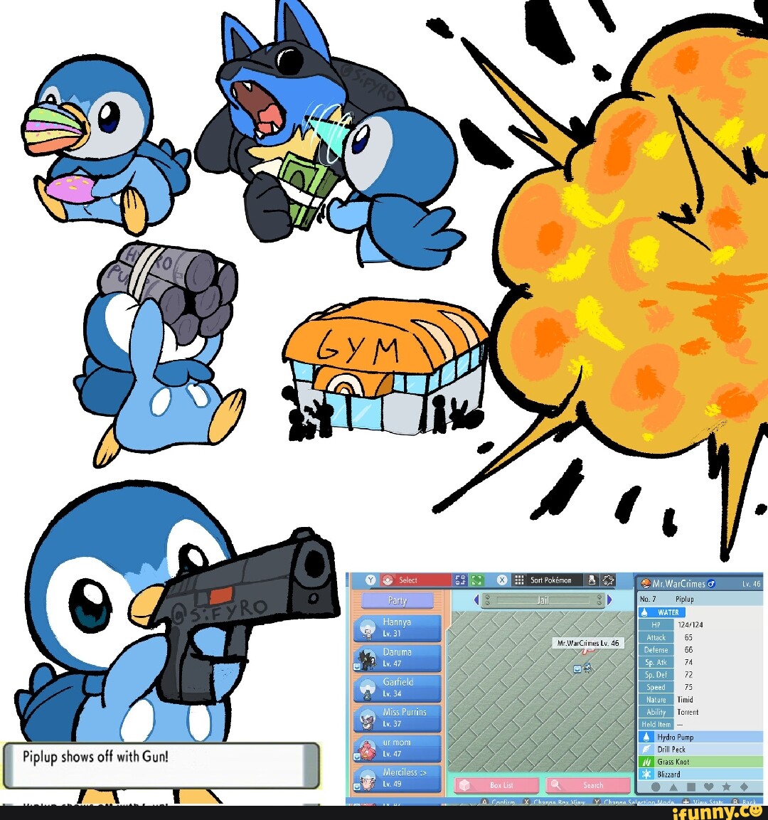 Piplup memes. Best Collection of funny Piplup pictures on iFunny