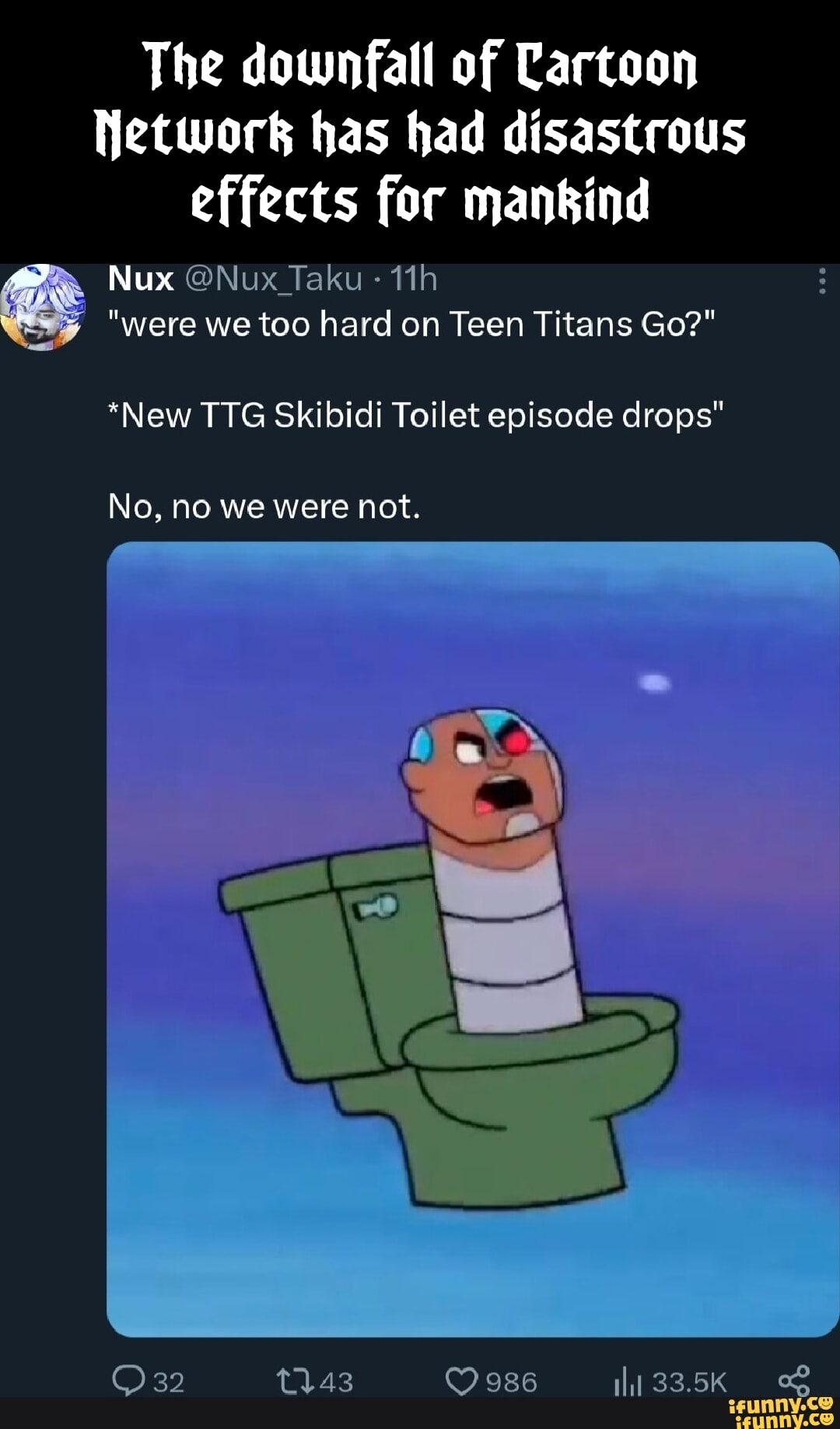 The downfall of Cartoon Network has had disastrous effects for mankind ...