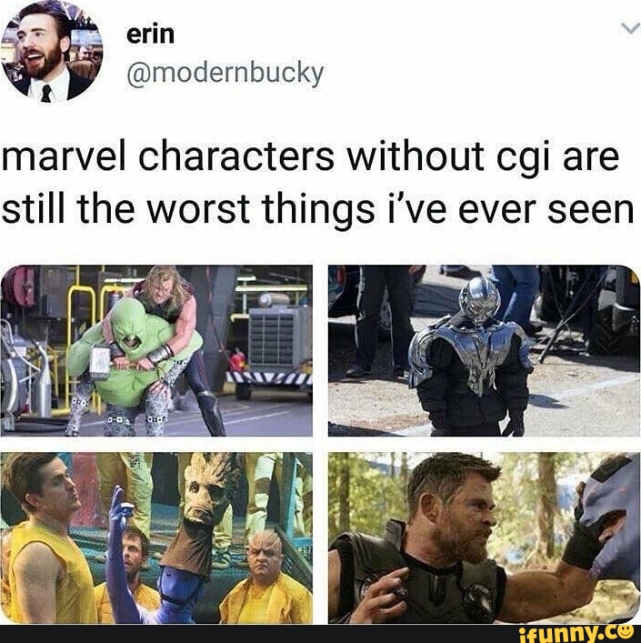 Erin marvel characters without cgi are still the worst things i've ever ...