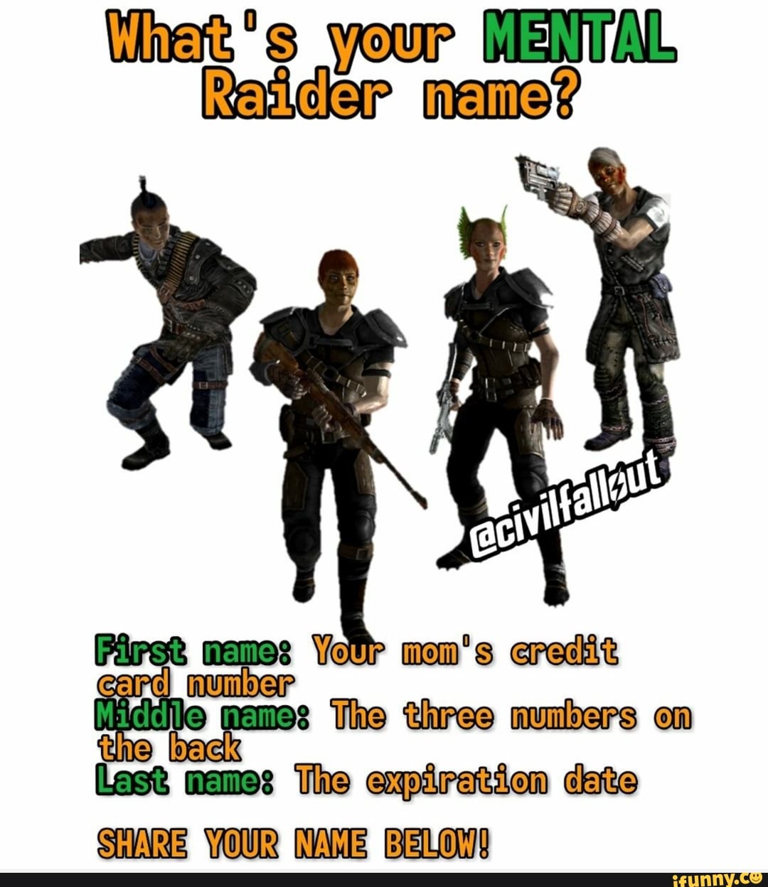 Hart 's your MENTAL meme? APS Your mom's eredckit The three muibers on ...