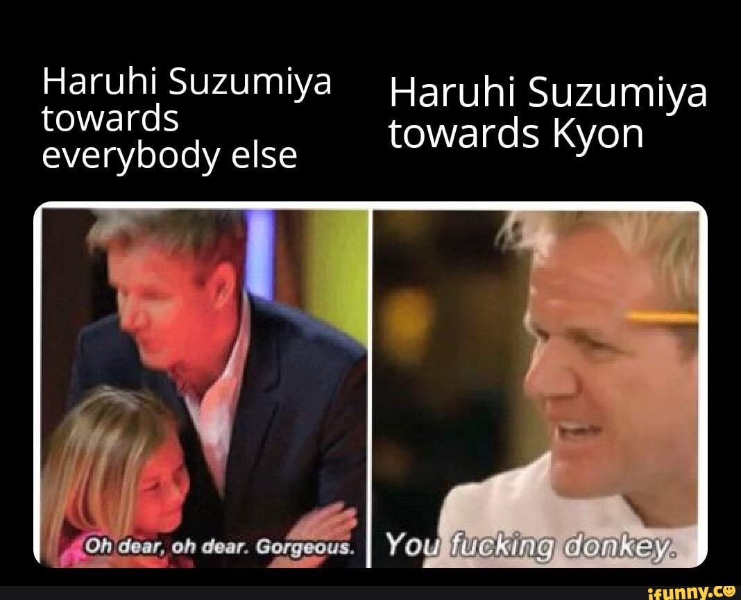 Kyon memes. Best Collection of funny Kyon pictures on iFunny