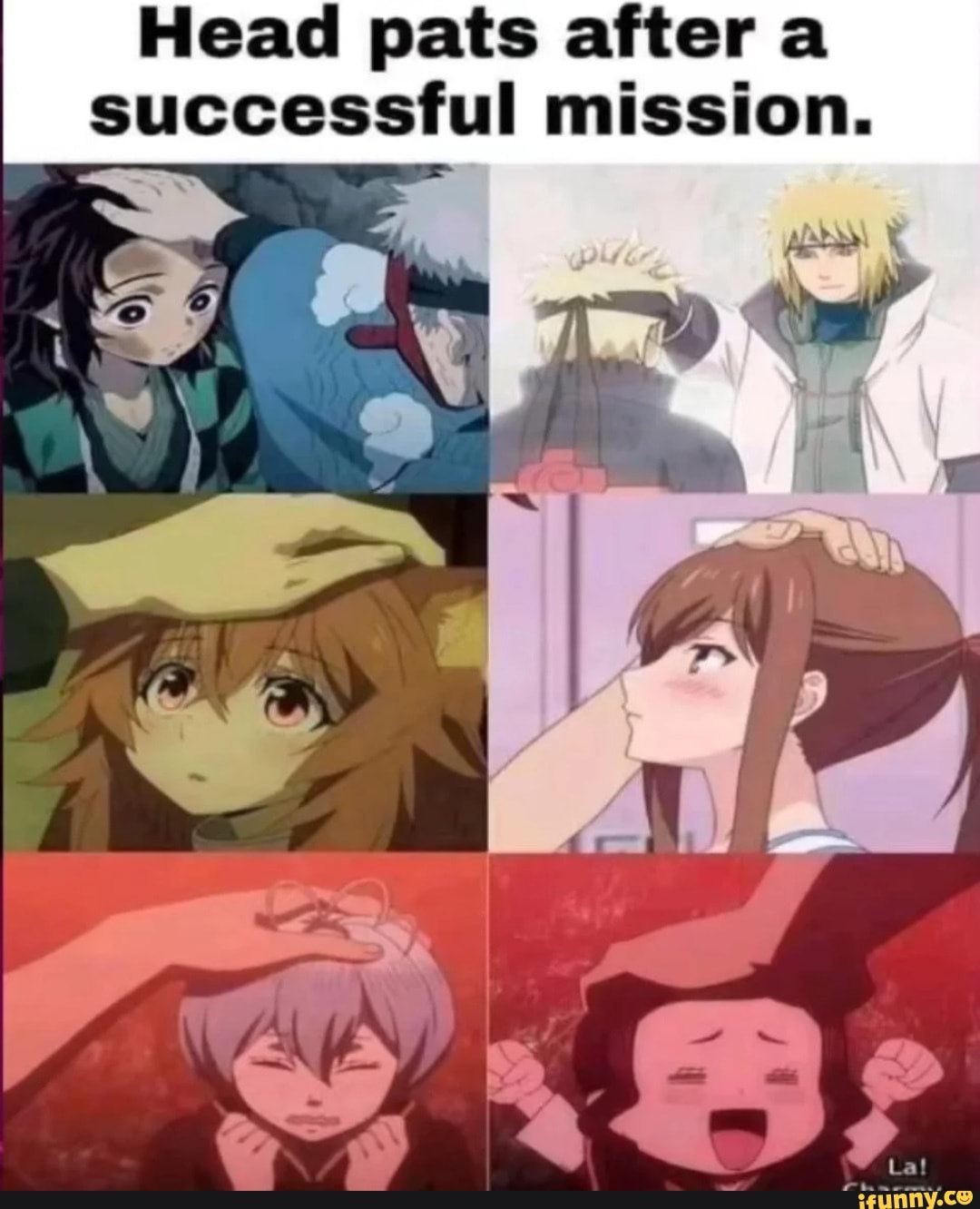 Head pats after successful mission. - iFunny