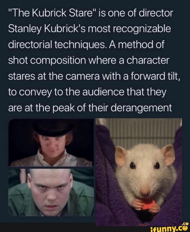 "The Kubrick Stare" is one of director Stanley Kubrick's most ...