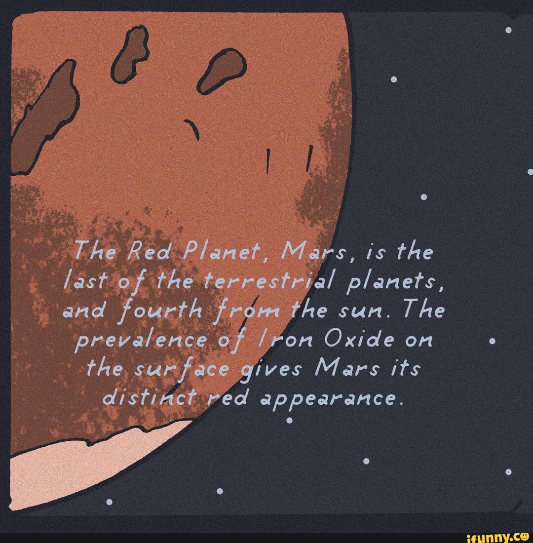 Mars- Meet The Planets - The Red Planet, Mars, is the last of the ...