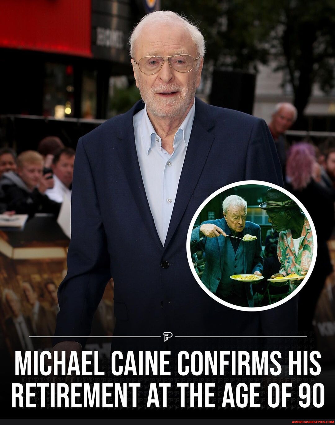 Michael Caine, at the age of 90, has officially announced his ...