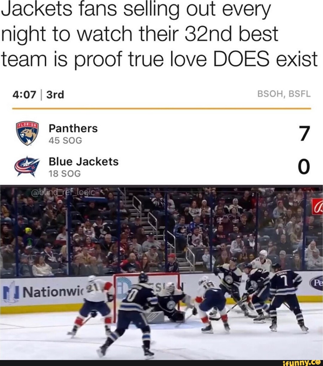Jackets fans selling out every night to watch their 32nd best team is ...