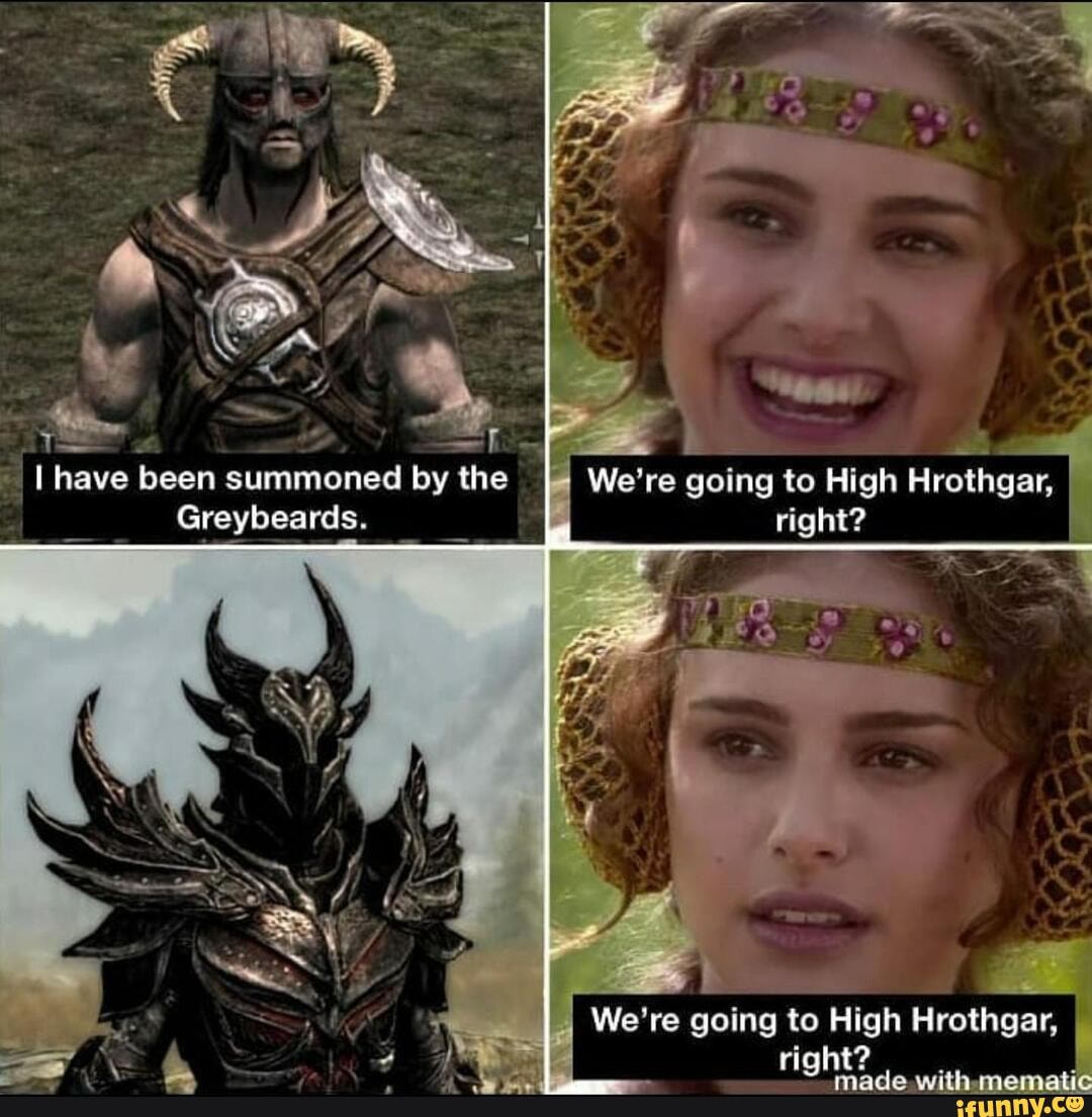 Smol Skyrim dump! Hop aboard! - have been summoned the We're going to ...