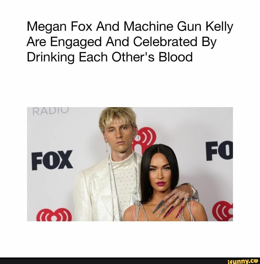 Megan Fox And Machine Gun Kelly Are Engaged And Celebrated By Drinking ...