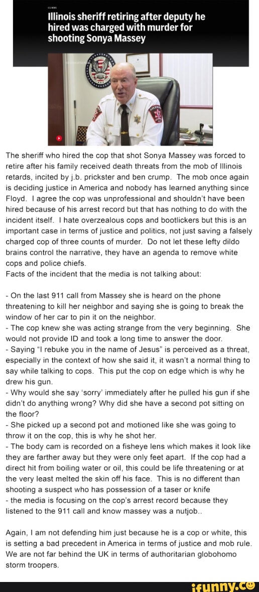 Illinois sheriff retiring after deputy he hired was charged with murder ...