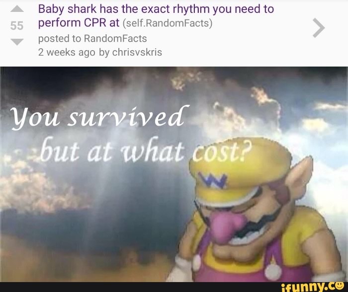 Baby shark has the exact rhythm you need to perform CPR at (self ...