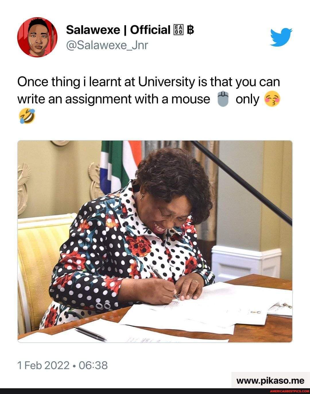 Once thing i learnt at University is that you can write an assignment ...