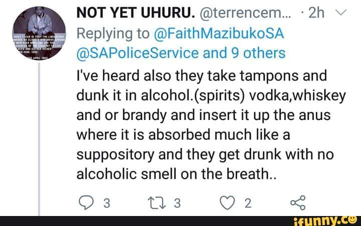 NOT YET UHURU. @terrencem... Replying to @FaithMazibukoSA ...