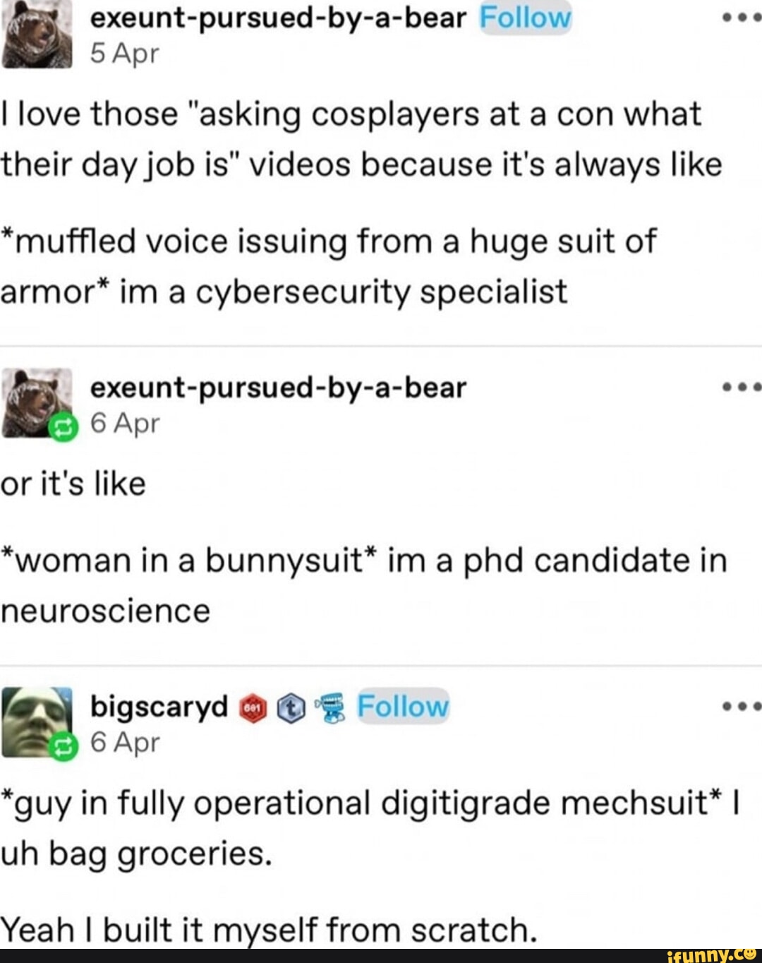 Cosplayers memes. Best Collection of funny Cosplayers pictures on iFunny