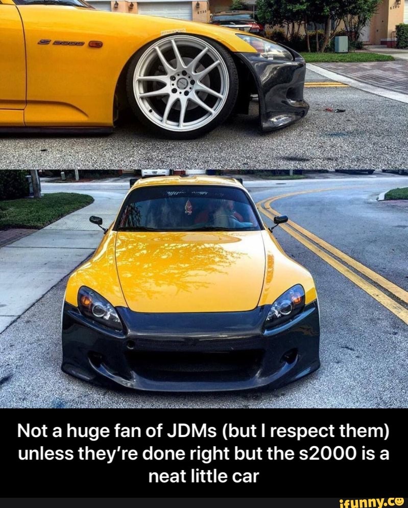 Not a huge fan of JDMs (but I respect them) unless they're done right ...