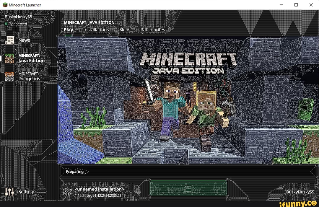 MINECRAFT: JAVA -EDITION Play Installations Skins Patch notes MINECRAFT ...