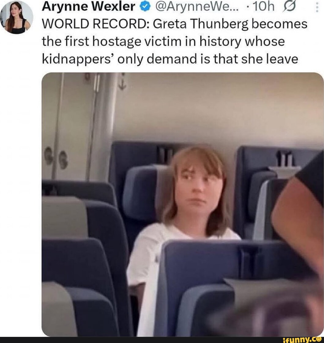 Arynne Wexler @ArynneWe... " WORLD RECORD: Greta Thunberg becomes the ...