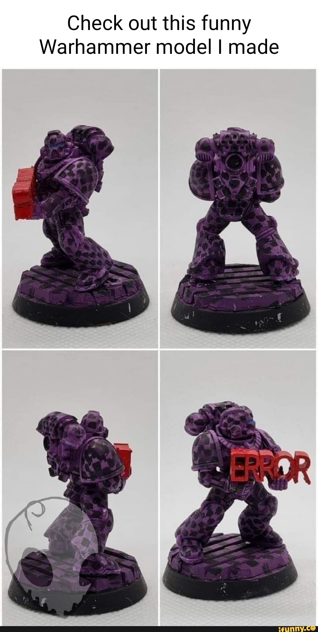 Check out this funny Warhammer model I made - iFunny