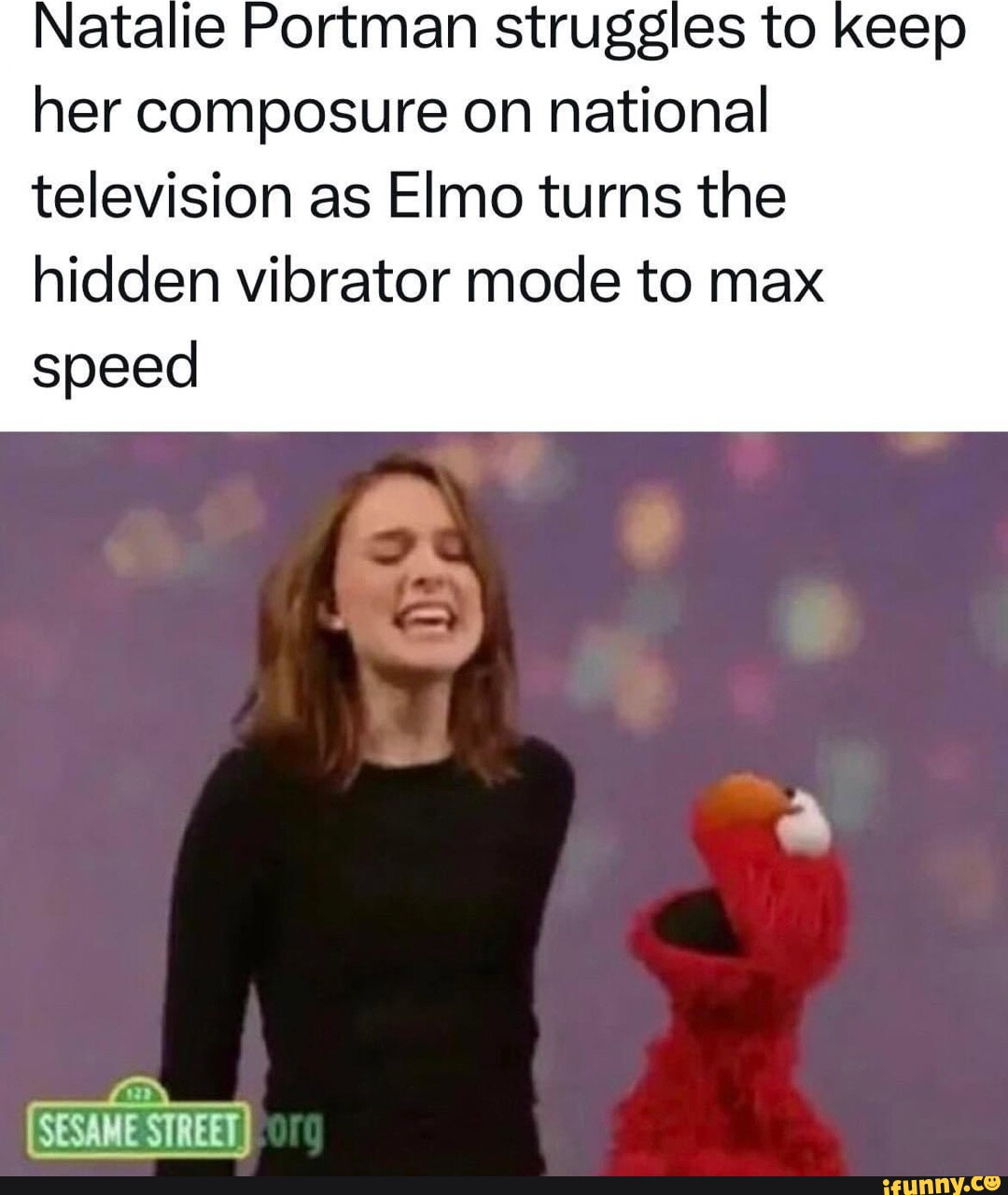 Natalie Portman struggles to keep her composure on national television ...