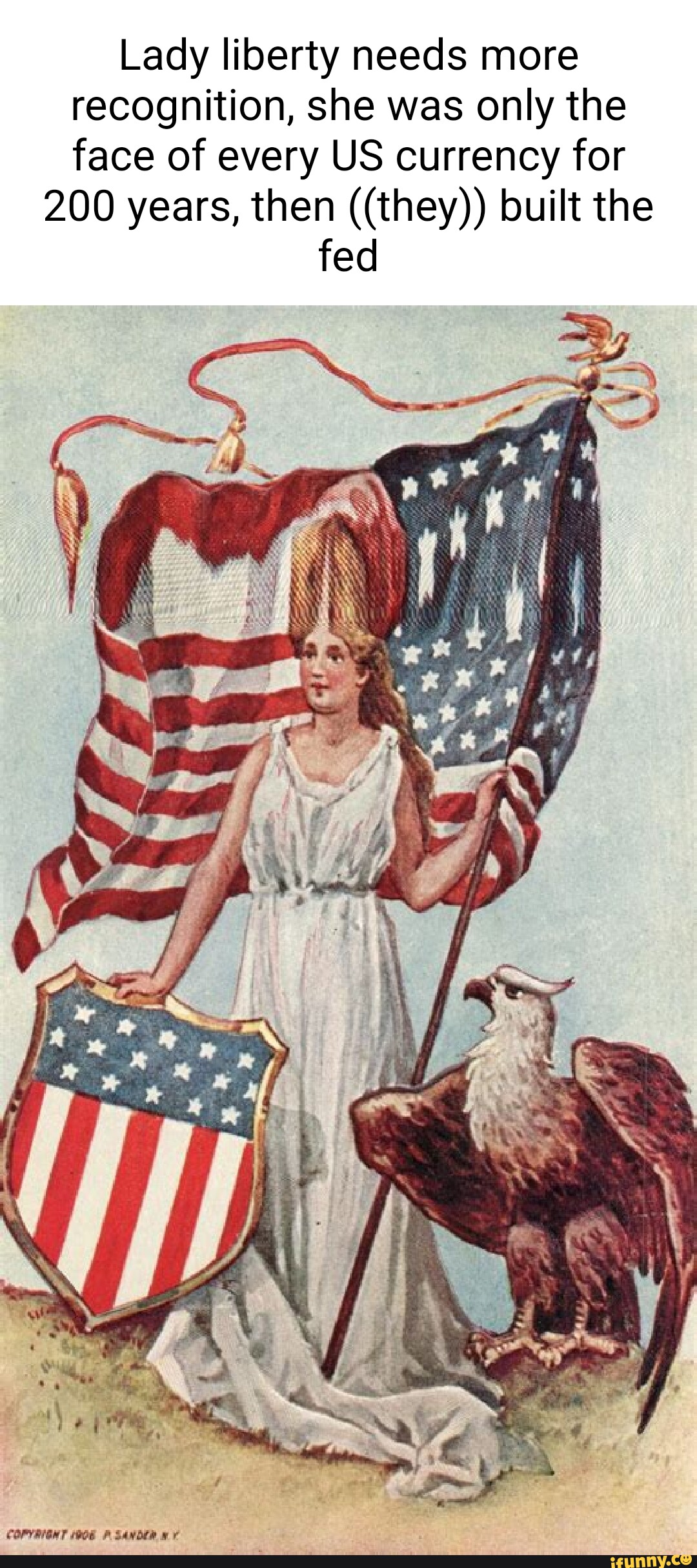 Lady liberty needs more recognition, she was only the face of every US ...