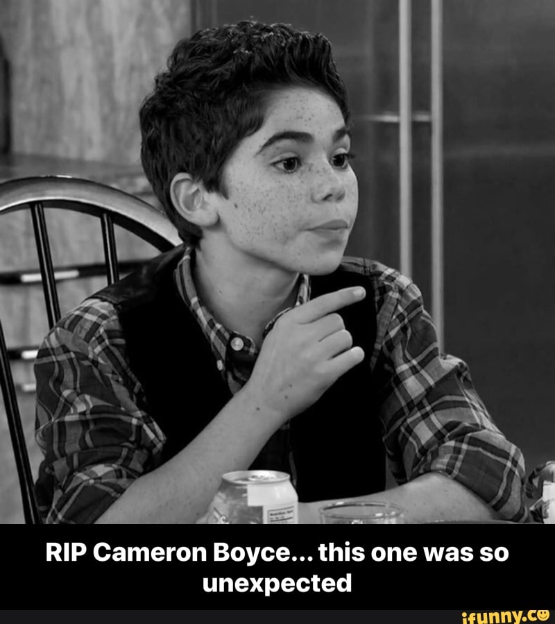RIP Cameron Boyce... this one was so unexpected - RIP Cameron Boyce ...