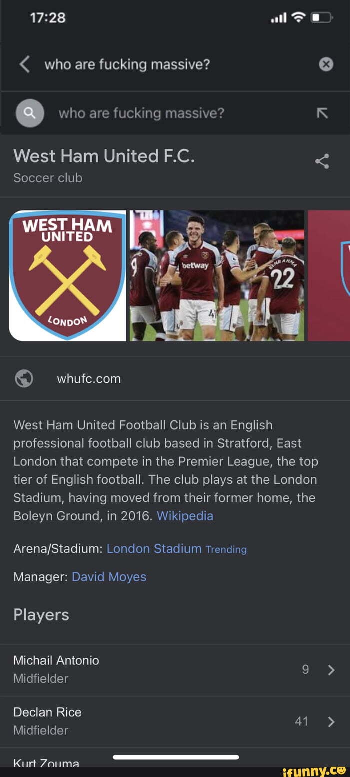 West_ham memes. Best Collection of funny West_ham pictures on iFunny