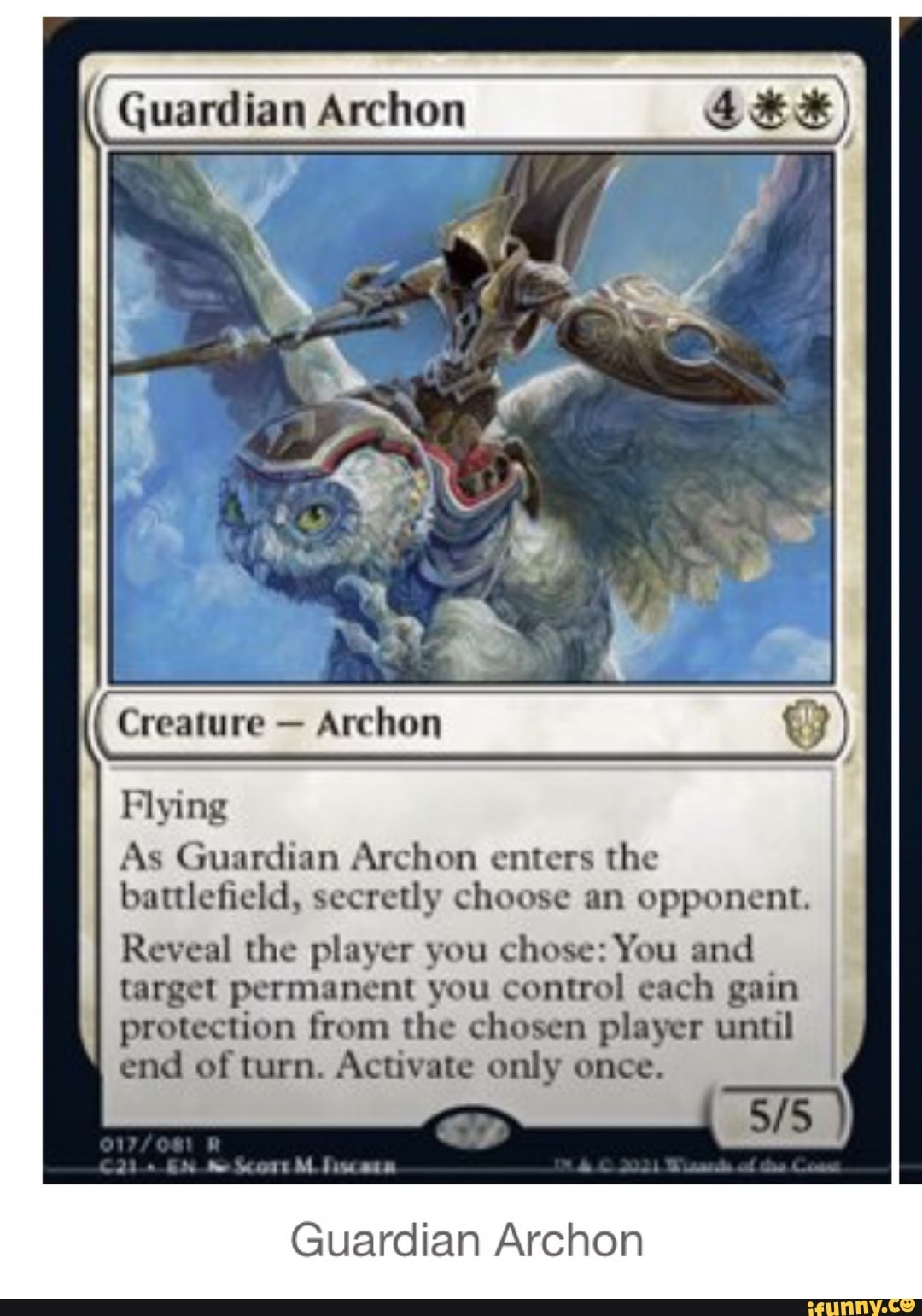 Guardian Archon Creature - Archon Flying As Guardian Archon enters the ...