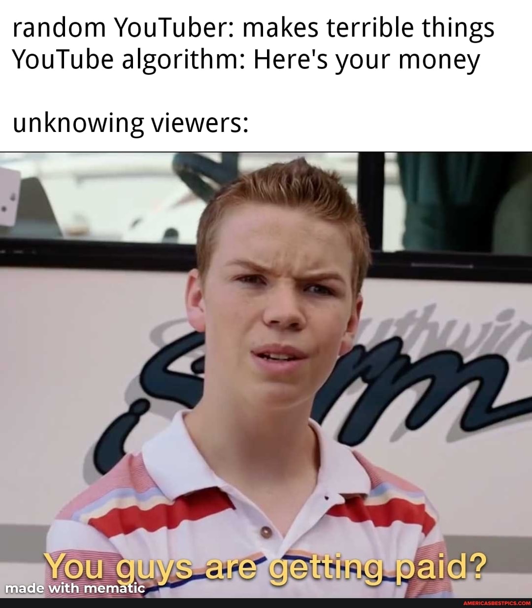 Random YouTuber: makes terrible things YouTube algorithm: Here's your ...