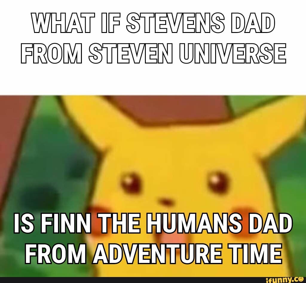 STTEVIEN SID /AD) SE IS FINN THE HUMANS DAD FROM ADVENTURE TIME - iFunny
