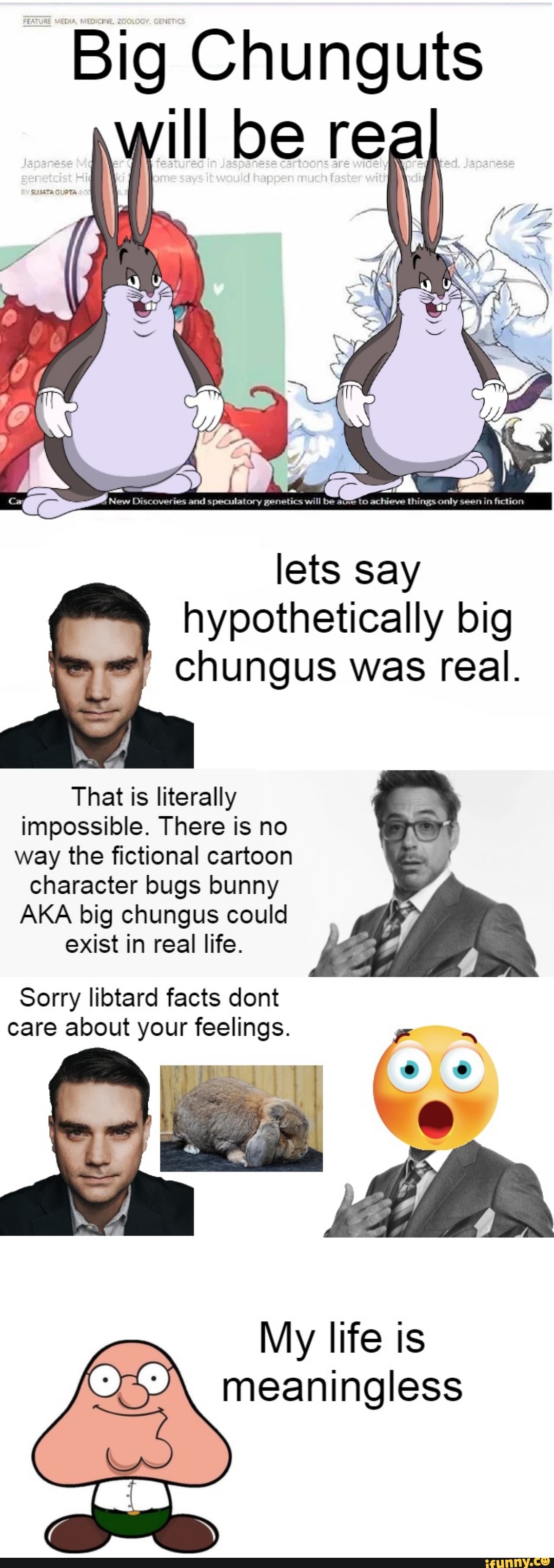 Big Chunguts are lets say hypothetically big chungus was real. That is ...