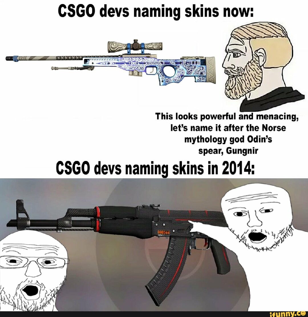 CSGO devs naming skins now: This looks powerful and menacing, let's ...