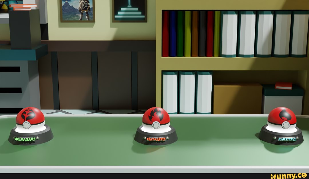 Pokemon Oak's Lab - Blender - iFunny