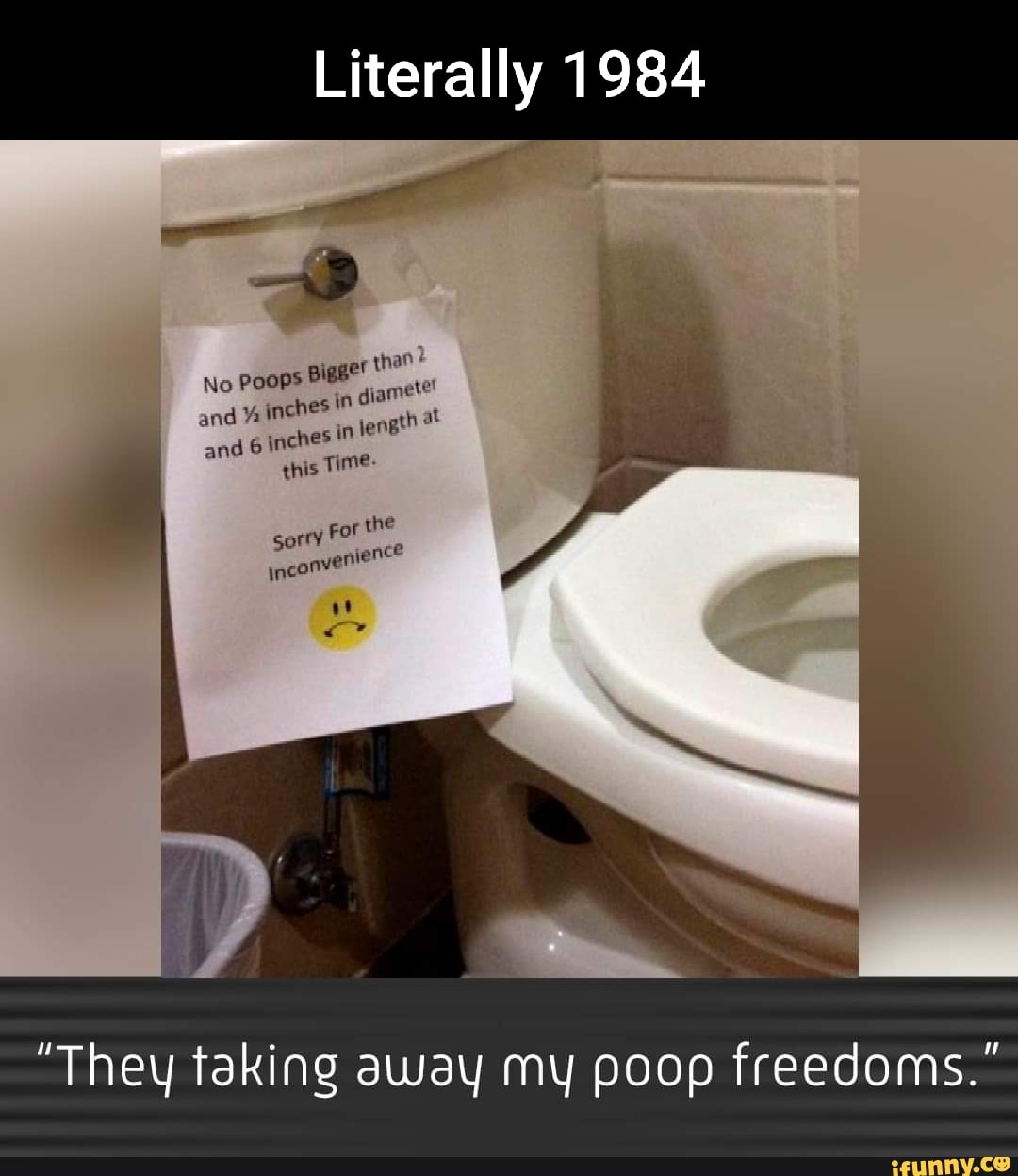 Literally 1984 pan? No Poops and inches dia th at incnes an this Time ...